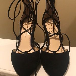 Jessica Simpson | Shoes | Jessica Simpson Lace Up Wedges | Poshmark